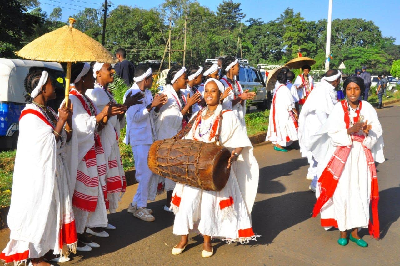 ETHIOPIA AWI ETHNIC GROUP CROSS COUNTRY RUNNING COMPETITION - Joram Jojo