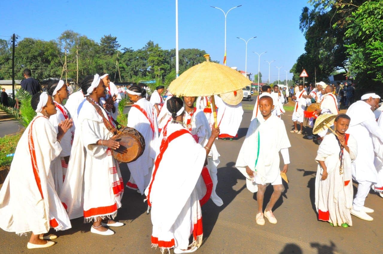 ETHIOPIA AWI ETHNIC GROUP CROSS COUNTRY RUNNING COMPETITION - Joram Jojo