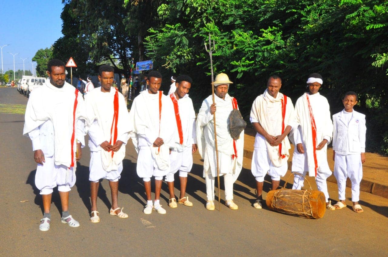 ETHIOPIA AWI ETHNIC GROUP CROSS COUNTRY RUNNING COMPETITION - Joram Jojo