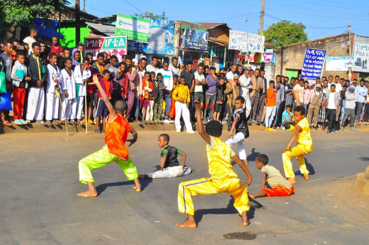 ETHIOPIA AWI ETHNIC GROUP CROSS COUNTRY RUNNING COMPETITION - Joram Jojo